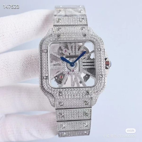 FULL DIAMOND DIAMOND MARKER SKELETON DIAL – Royalclarityco