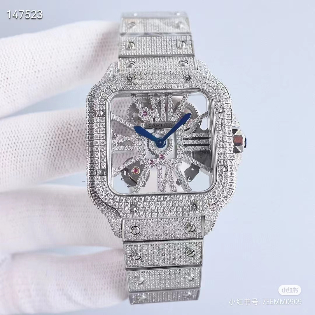 FULL DIAMOND DIAMOND MARKER SKELETON DIAL – Royalclarityco